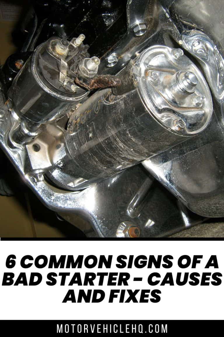 6 Common Signs of a Bad Starter - Causes and Fixes - Motor Vehicle HQ