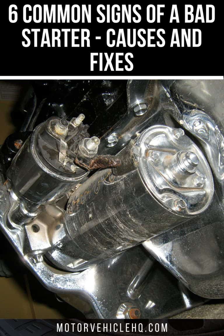6 Common Signs of a Bad Starter - Causes and Fixes - Motor Vehicle HQ