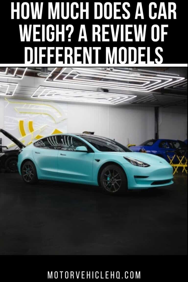 How Much Does A Car Weigh? A Review Of Different Models - Motor Vehicle HQ